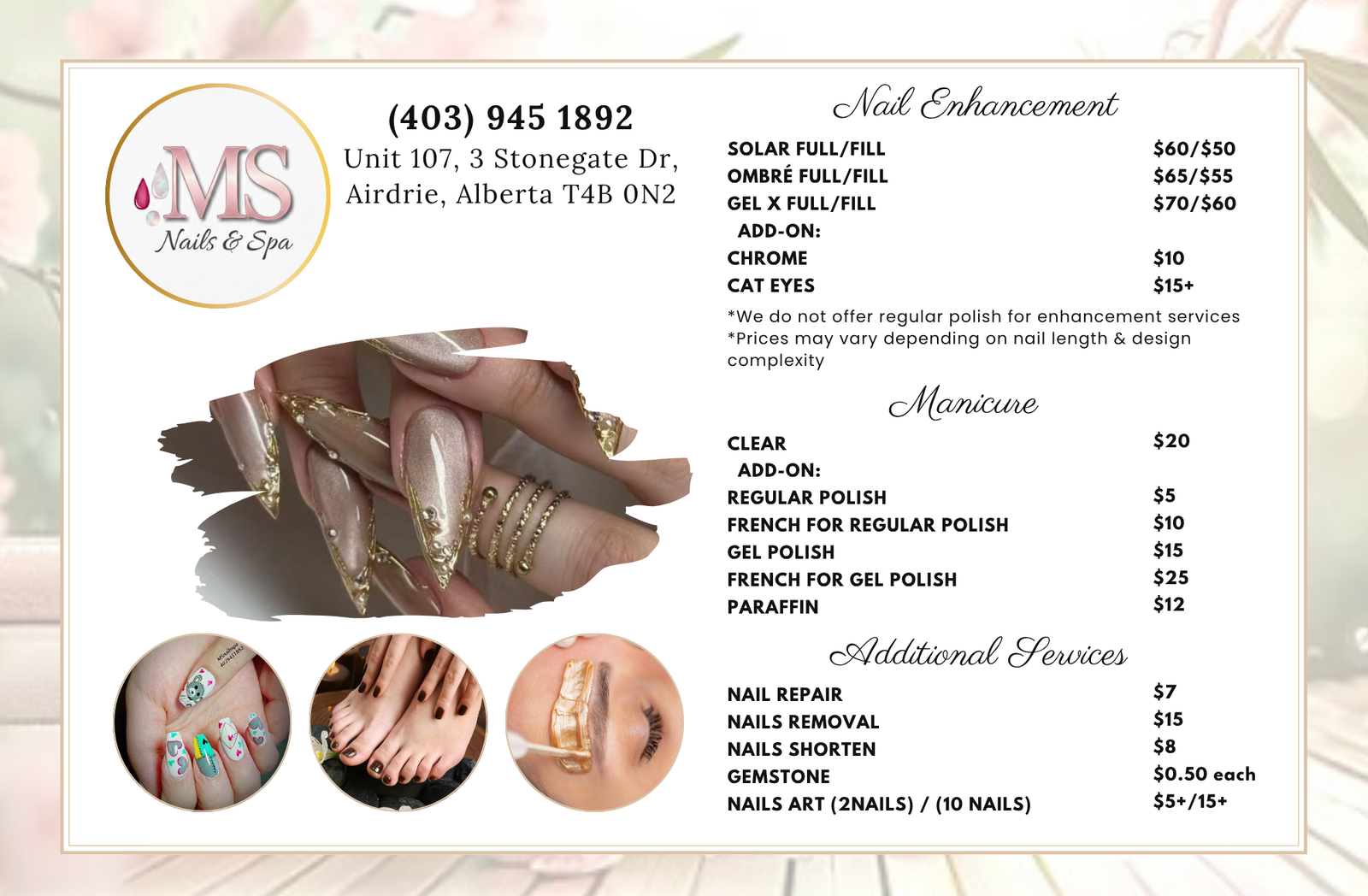MS Nails Spa – Nails Professional in Stonegate, Airdrie